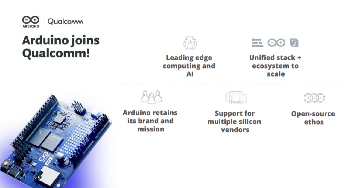 Qualcomm Buys Arduino to Accelerate Edge AI Robotics