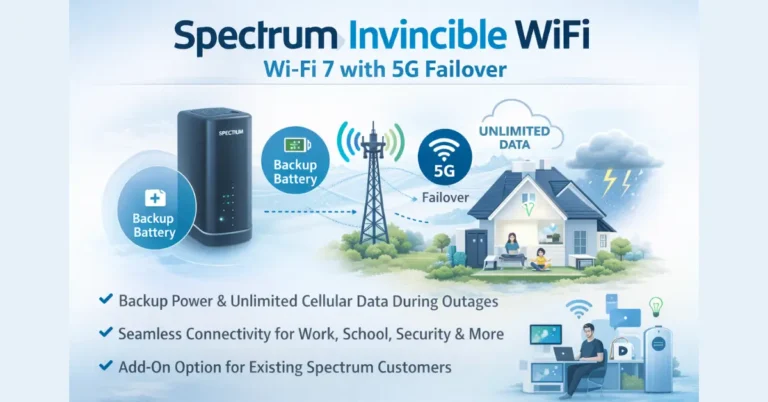 Spectrum Invincible WiFi: Wi‑Fi 7 with 5G Failover